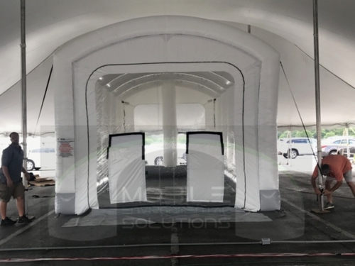 Portable Auto Paint Booth - Mobile Environmental Solution