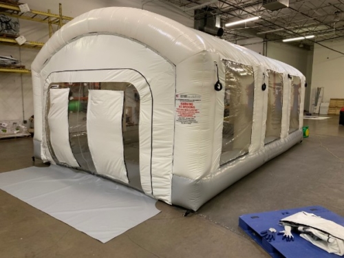 Portable Auto Spray Booth - Mobile Environmental Solution